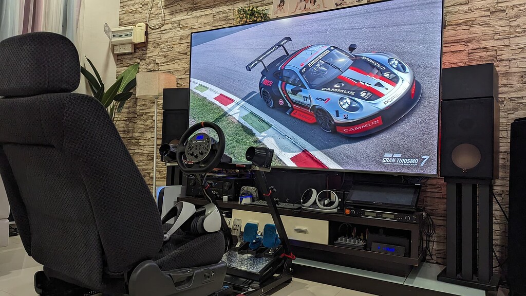 Here is my sim racing setup with Cammus C5 - Cockpits & Rigs - CAMMUS ...